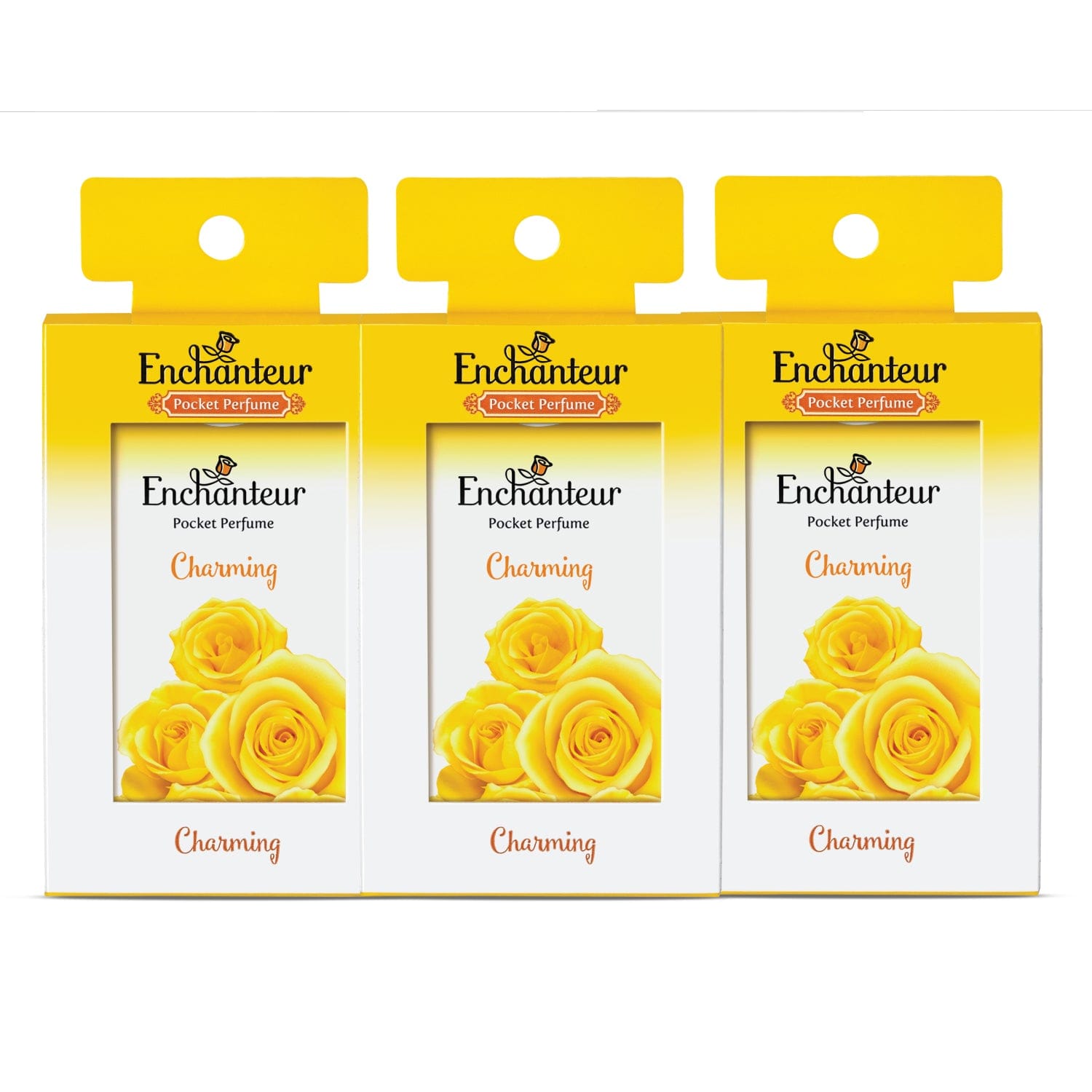 Enchanteur Charming Pocket Perfume 18ml Pack of 3 | Enchanteur